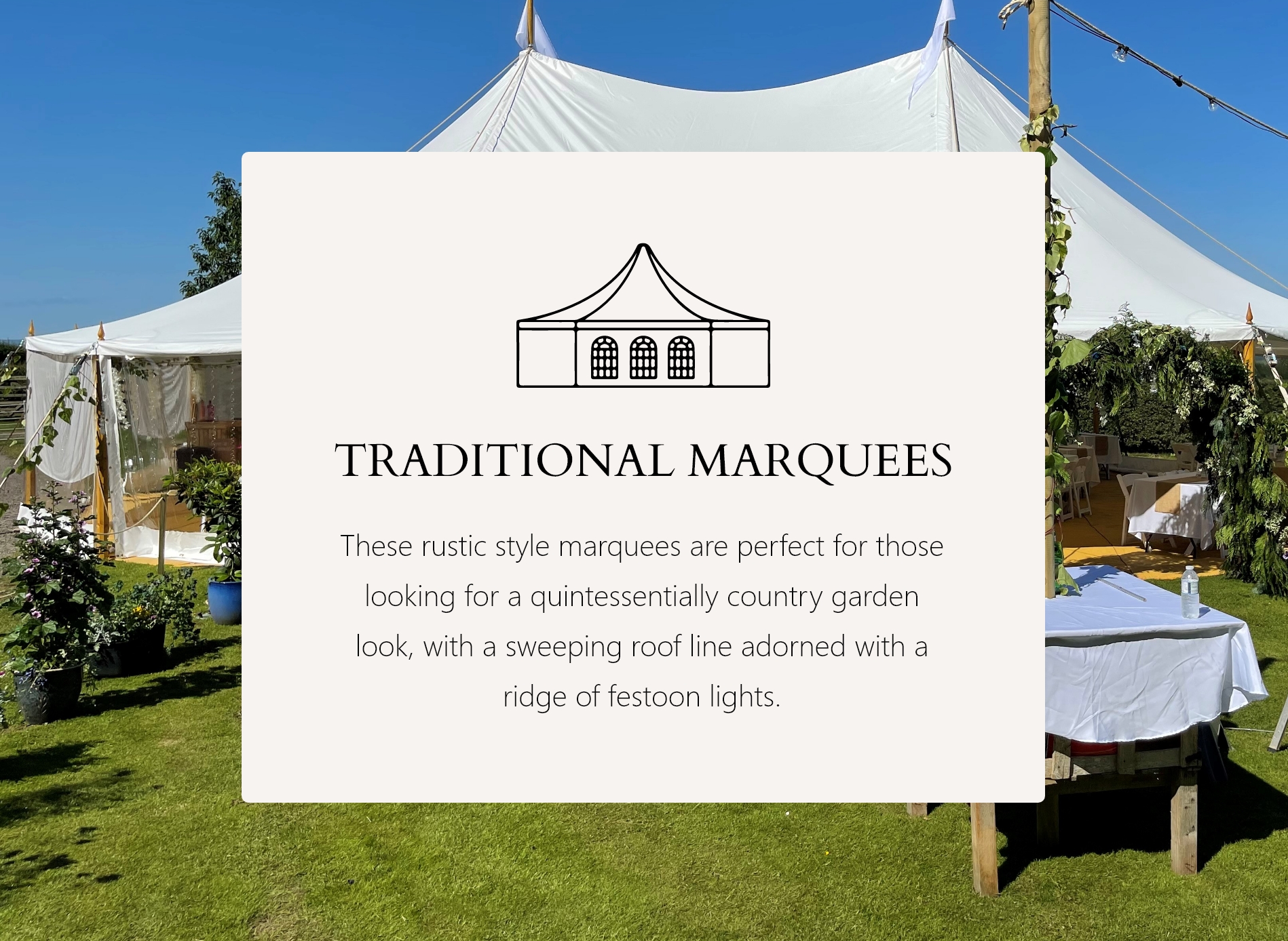 Wedding Marquees – Abracadabra Marquees & Events
