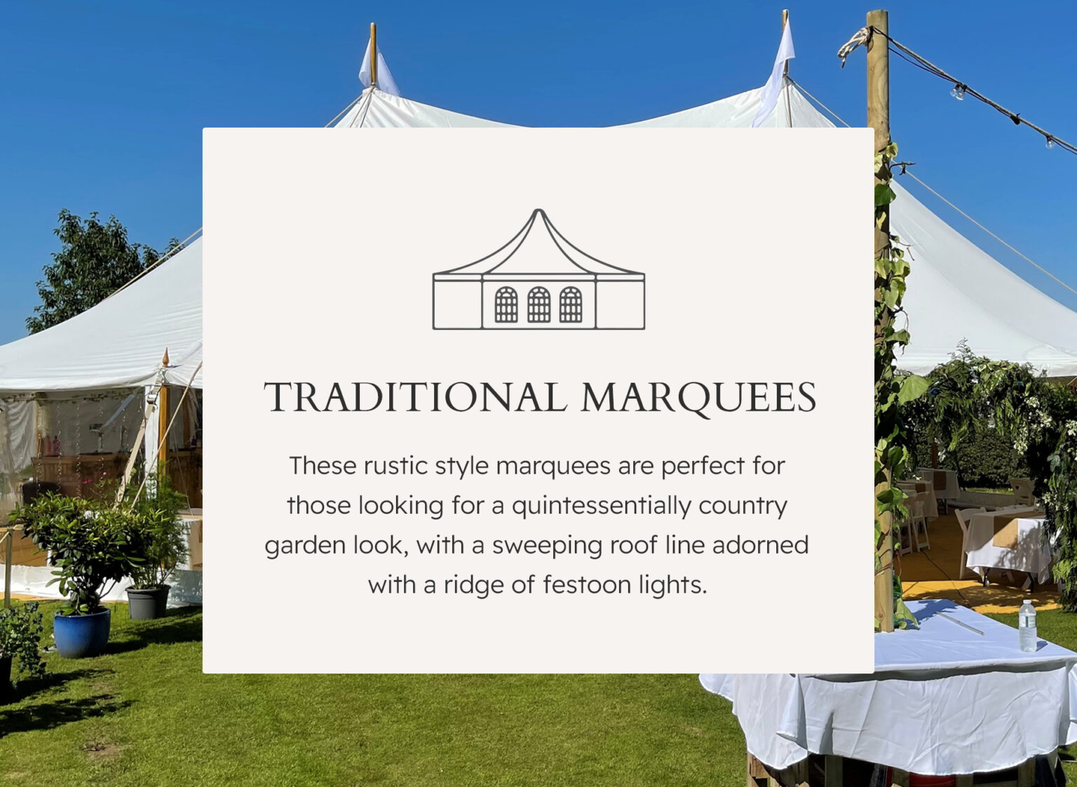 Wedding Marquee Hire In Yorkshire - Abracadabra Marquees & Events